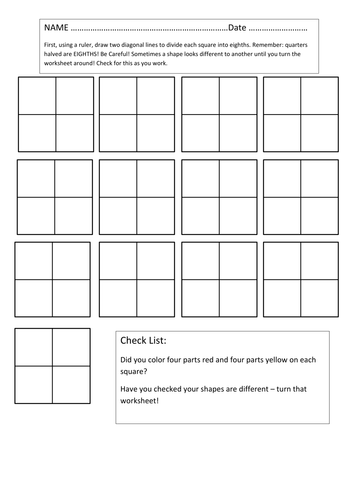 13 Ways to Make a Half | Teaching Resources