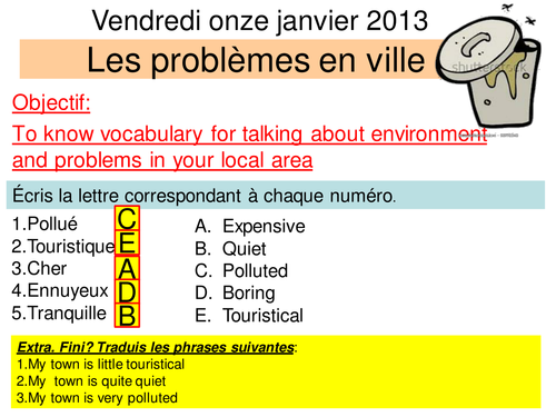 Les problemes environnementaux 2 | Teaching Resources