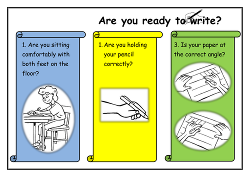 Are you ready to write? Poster | Teaching Resources