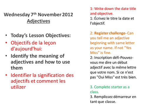 Level 2 to 3 Writers Adjectives Booster | Teaching Resources