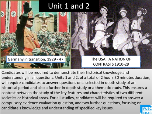 Exam Structure Unit 1 and 2 | Teaching Resources