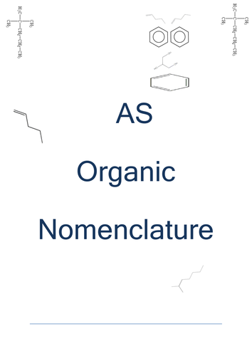 Nomenclature | Teaching Resources