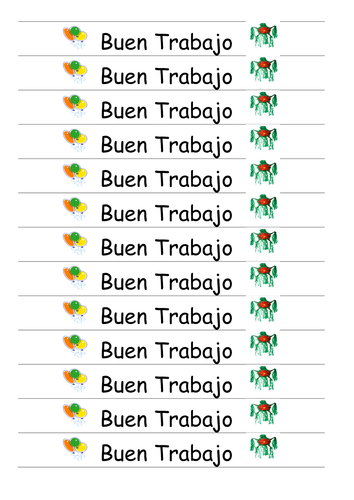 Spanish rewards | Teaching Resources