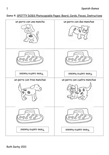 Spotty dogs game and song | Teaching Resources