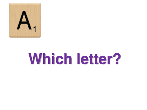 Scrabble Tile Generator | Teaching Resources