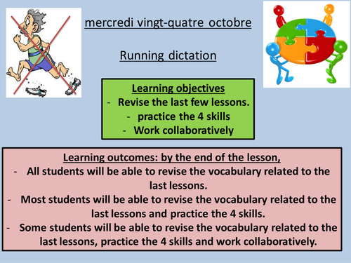 Running dictation and peer-assessment | Teaching Resources