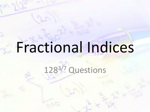 Fractional Indices Quiz | Teaching Resources Fractional Indices Quiz | Teaching Resources