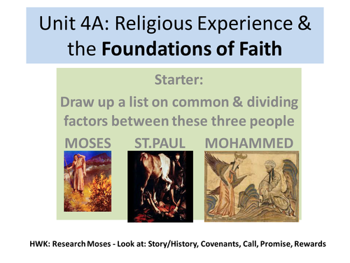 Foundations of Faith | Teaching Resources