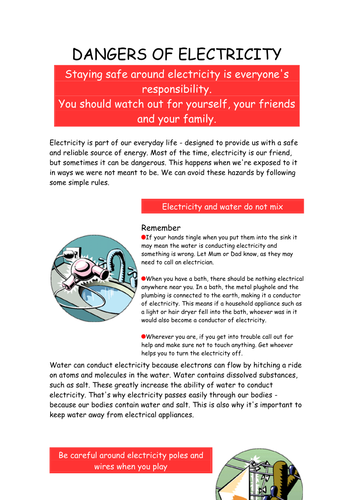 Electrical safety | Teaching Resources
