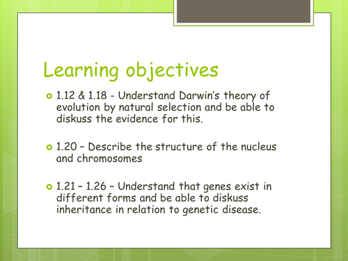 Genes & Evolution Revision for Edexcel B1 | Teaching Resources