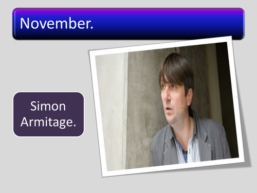 November: Armitage | Teaching Resources