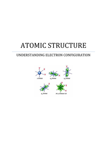 Atomic Structure Lesson | Teaching Resources